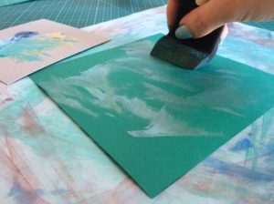 How I paint origami paper with acrylic paints - Origami Blog